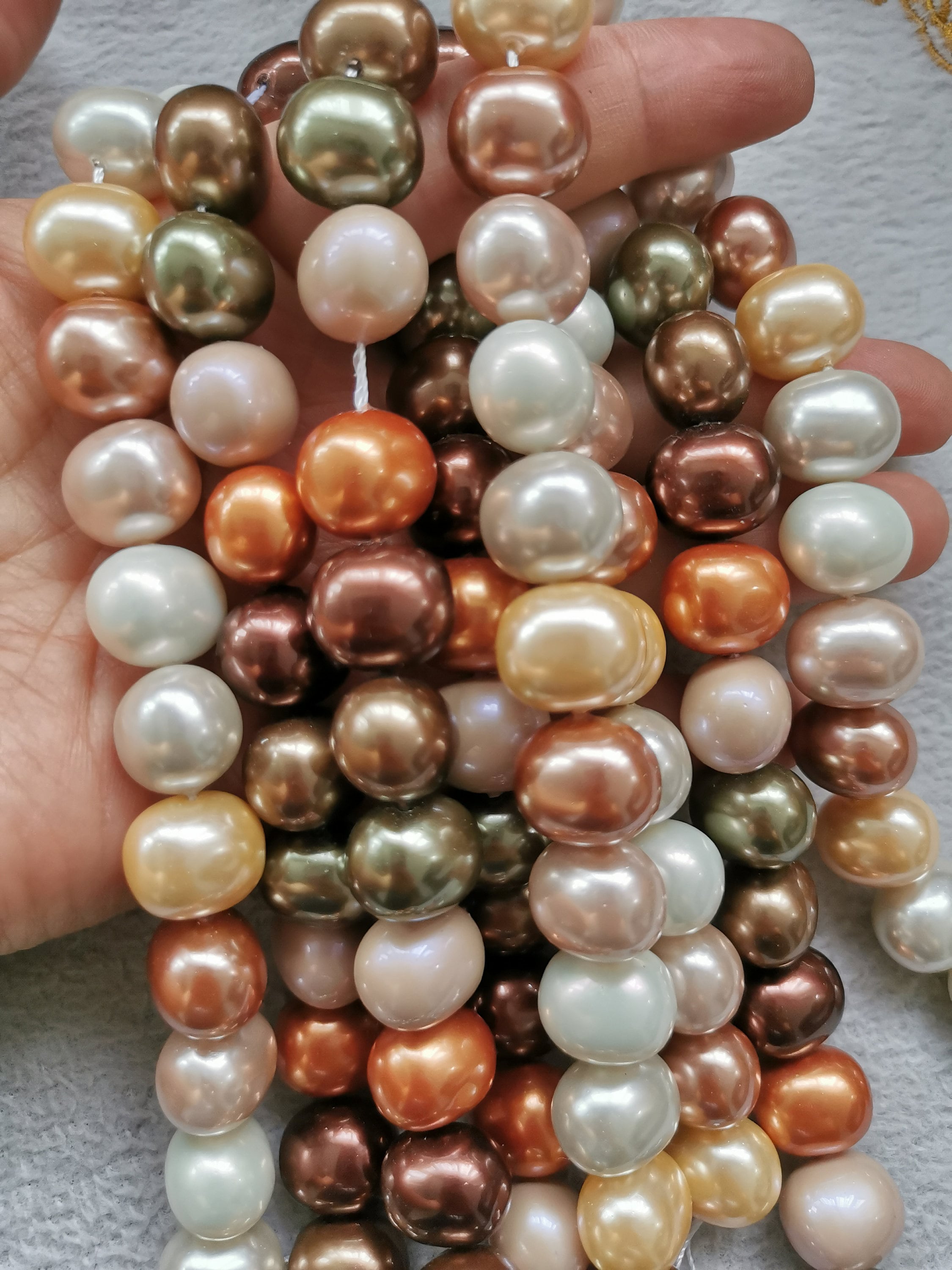 40pcs natural perla joyería-huevo-oval cuenta 13x16mm 15x20mm - Etsy España