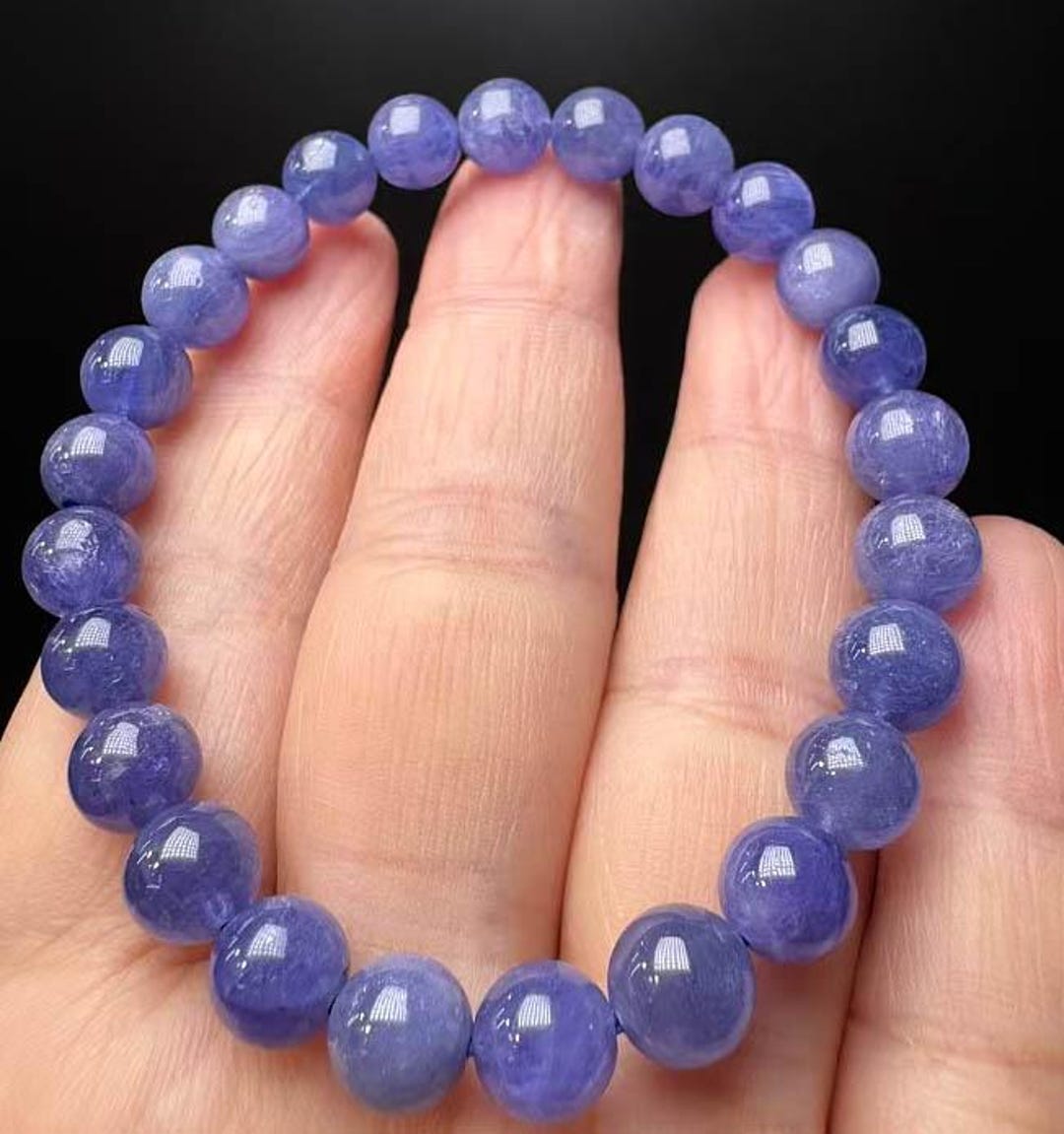 Rare Genuine Natural Iolite Gemstone Round Disco Pear Beads Jewelry 6 ...