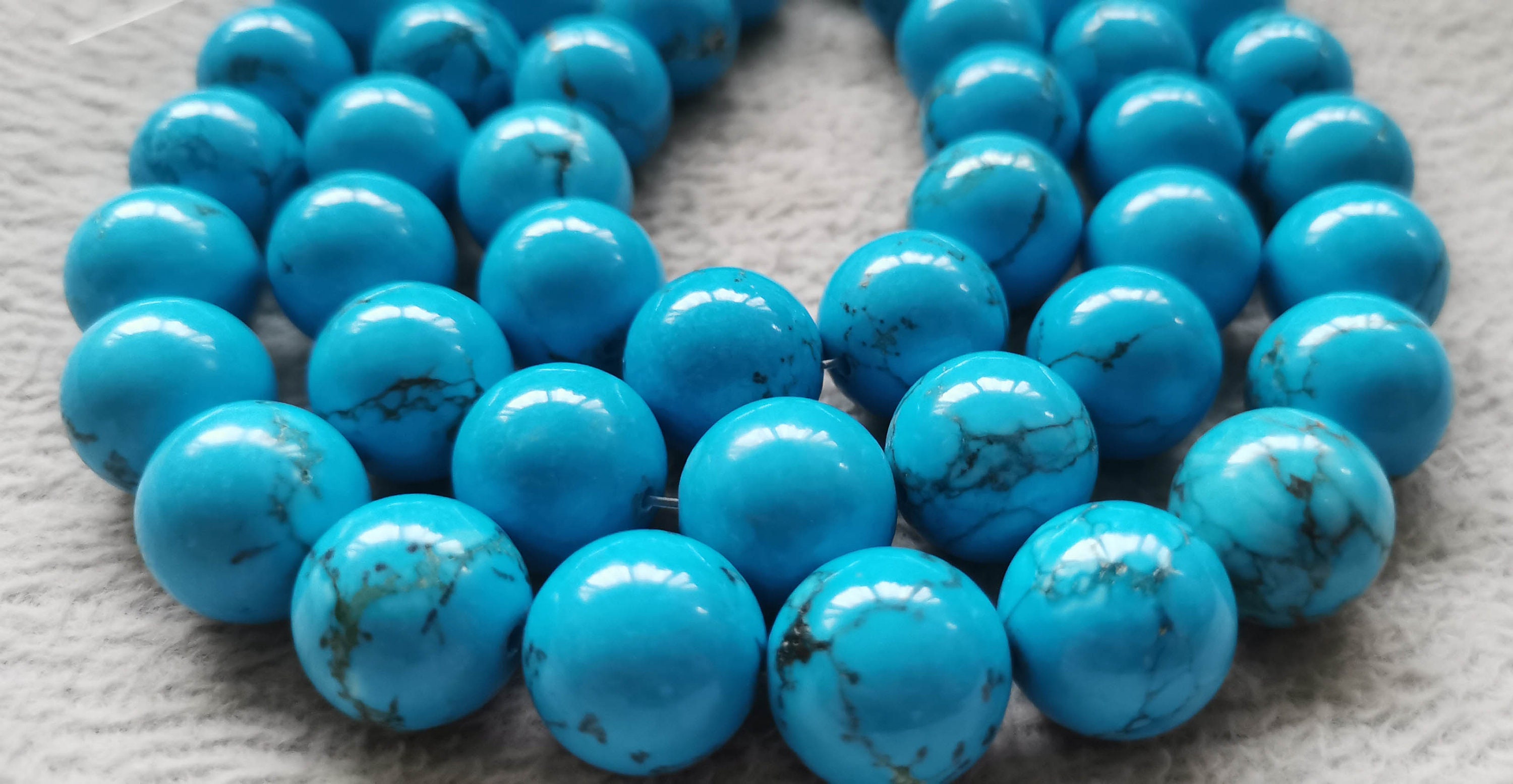 Blue Turquoise 4mm 6mm 8mm 10mm 12mm 14mm 16mm 18mm 20mm Round - Etsy