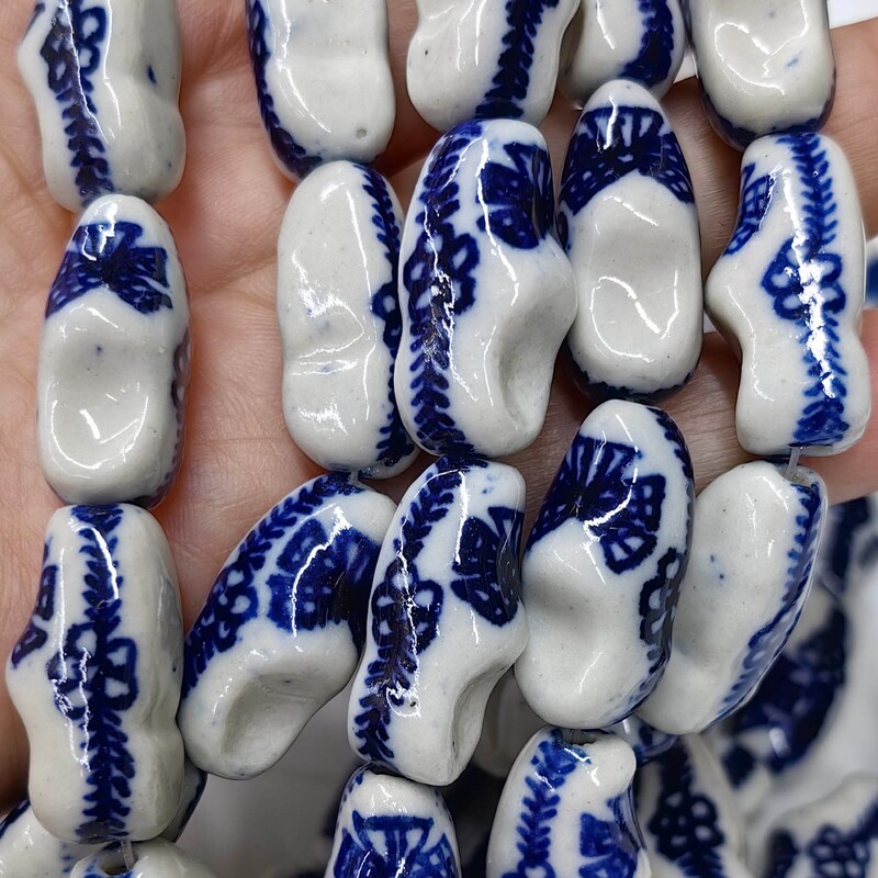 Delft Blue Beads - Etsy