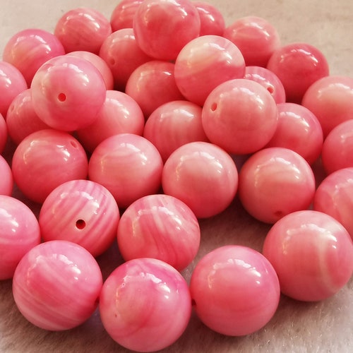 Natural Blush Pink Queen Conch Shell Round 4mm 6mm 8mm 10mm - Etsy