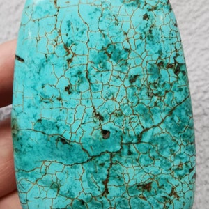 6pcs Large 20-70mm Tibetan Turquoise Blue Green Brown Matrix Slab ...