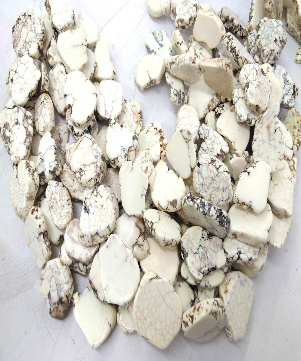 55mm to 20mm Turquoise Light Blue Magnesite Beads Magnesite | Etsy