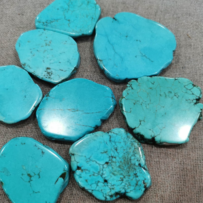 Turquoise Slab Belt - Etsy