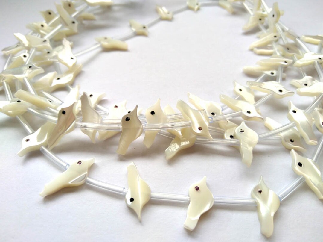 Wholesale 20pcs Real Shell Beads - Grey Black Shell Jewelry - Mother of ...