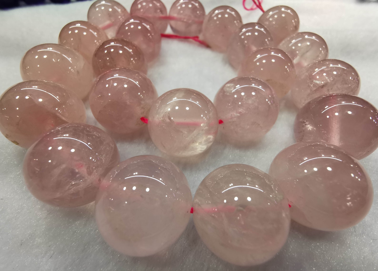 18mm to 4mm Natural Pink Rose Quartz Round Beads Smooth - Etsy