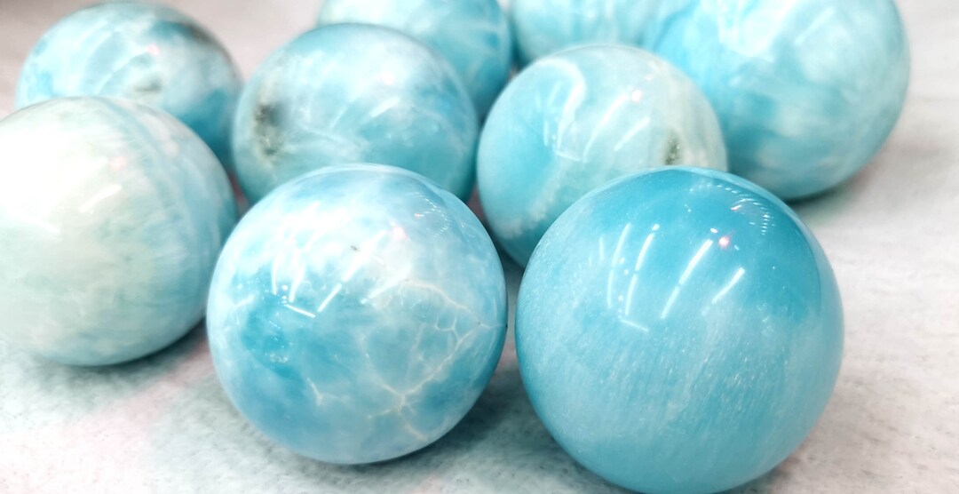 Genuine Blue Hemimorphite Sphere. Healing Crystals and Healing Stones ...