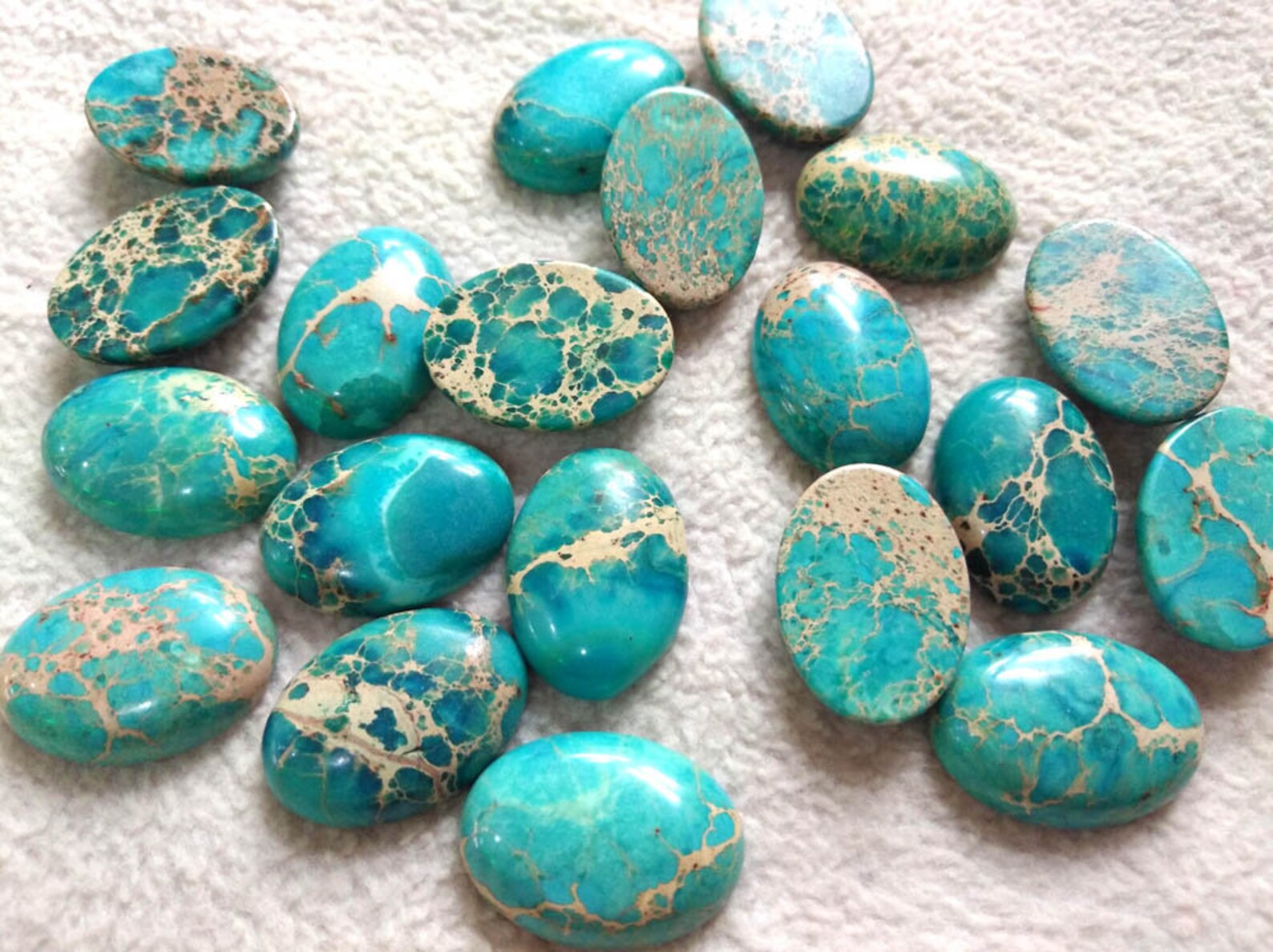 6pcs 40x30mm Gold Copper Stone and Regalite | Etsy