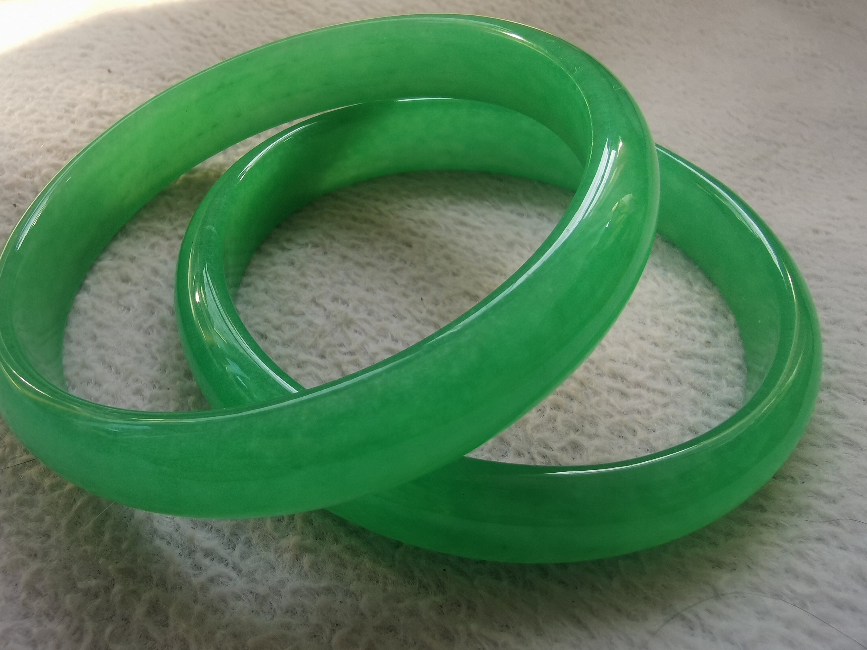 Swiss Blue Jade Bangle- Green Jadeite Jade Bangle Bracelet Lady ...