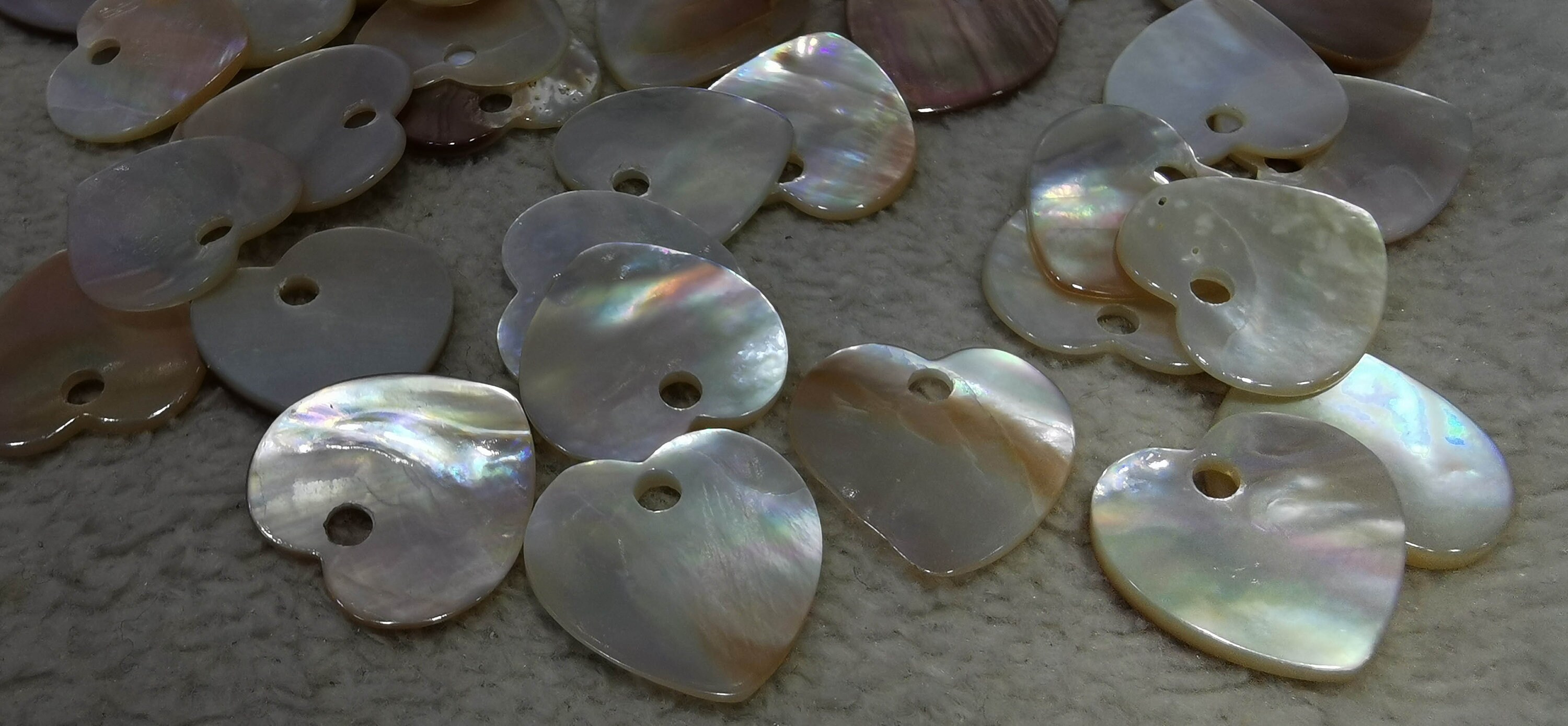 Foré 4pcs Perles naturelles de bijoux de coquille de perle | Etsy