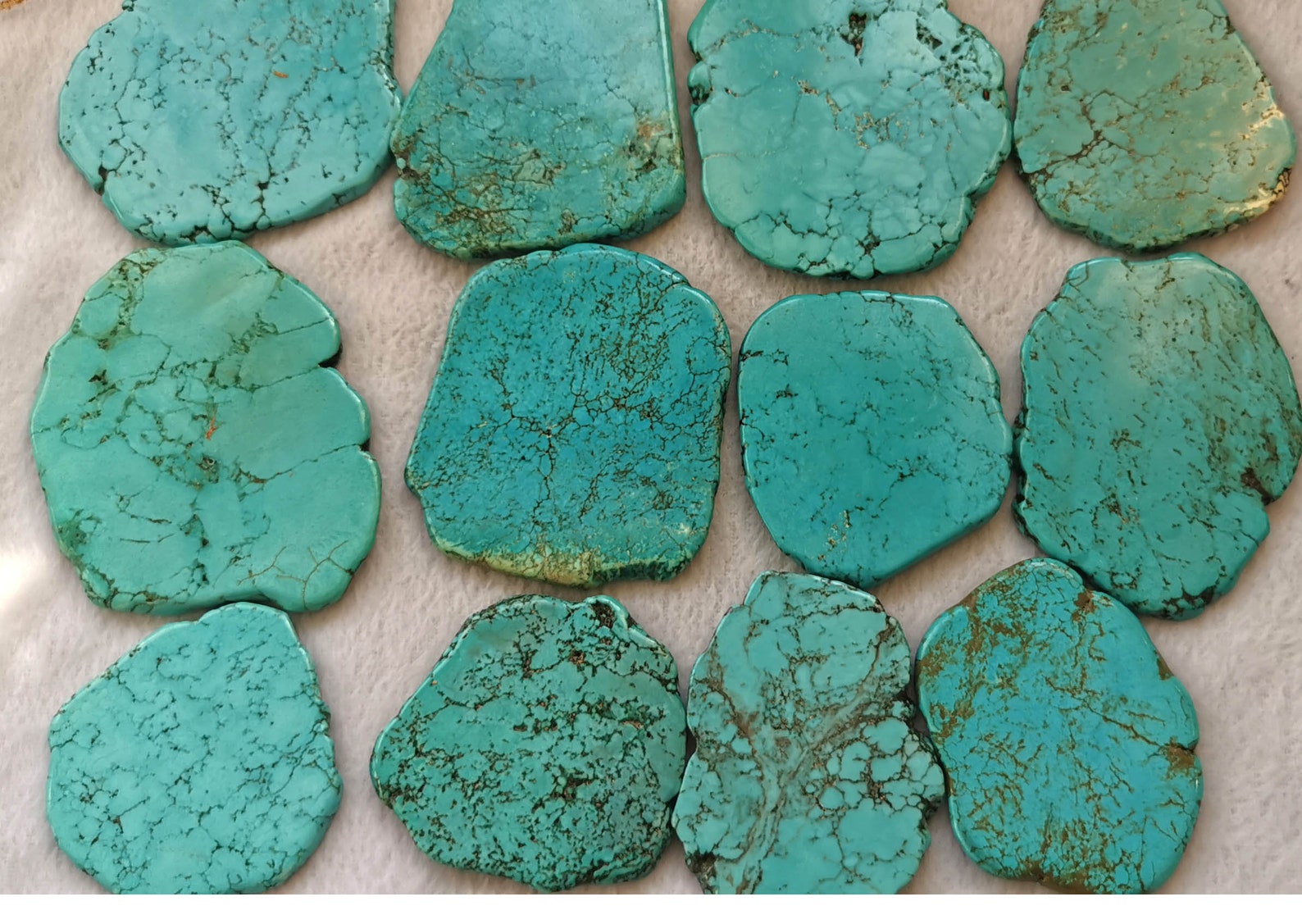 5pcs Rough Turquoise Sotne Undrilled Natural Freeform Slab - Etsy