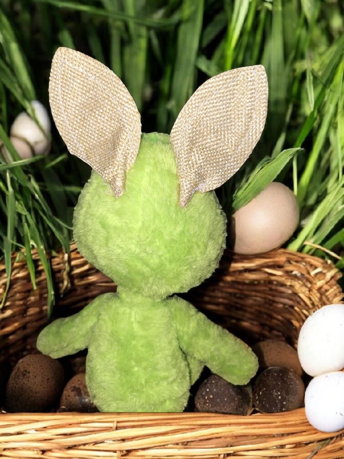 The Mischievous Grinch Bunny!personalized Easter - Etsy