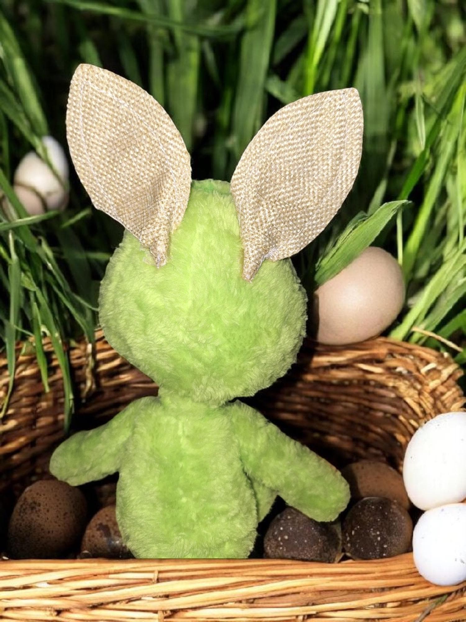 The Mischievous Grinch Bunny!personalized Easter - Etsy