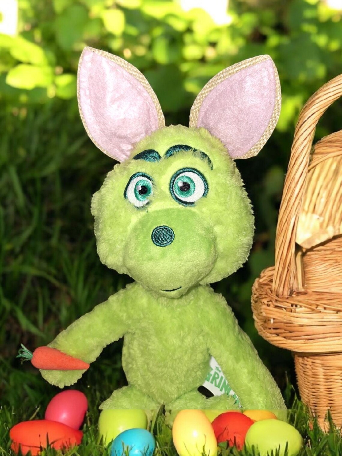 The Mischievous Grinch Bunny!personalized Easter - Etsy