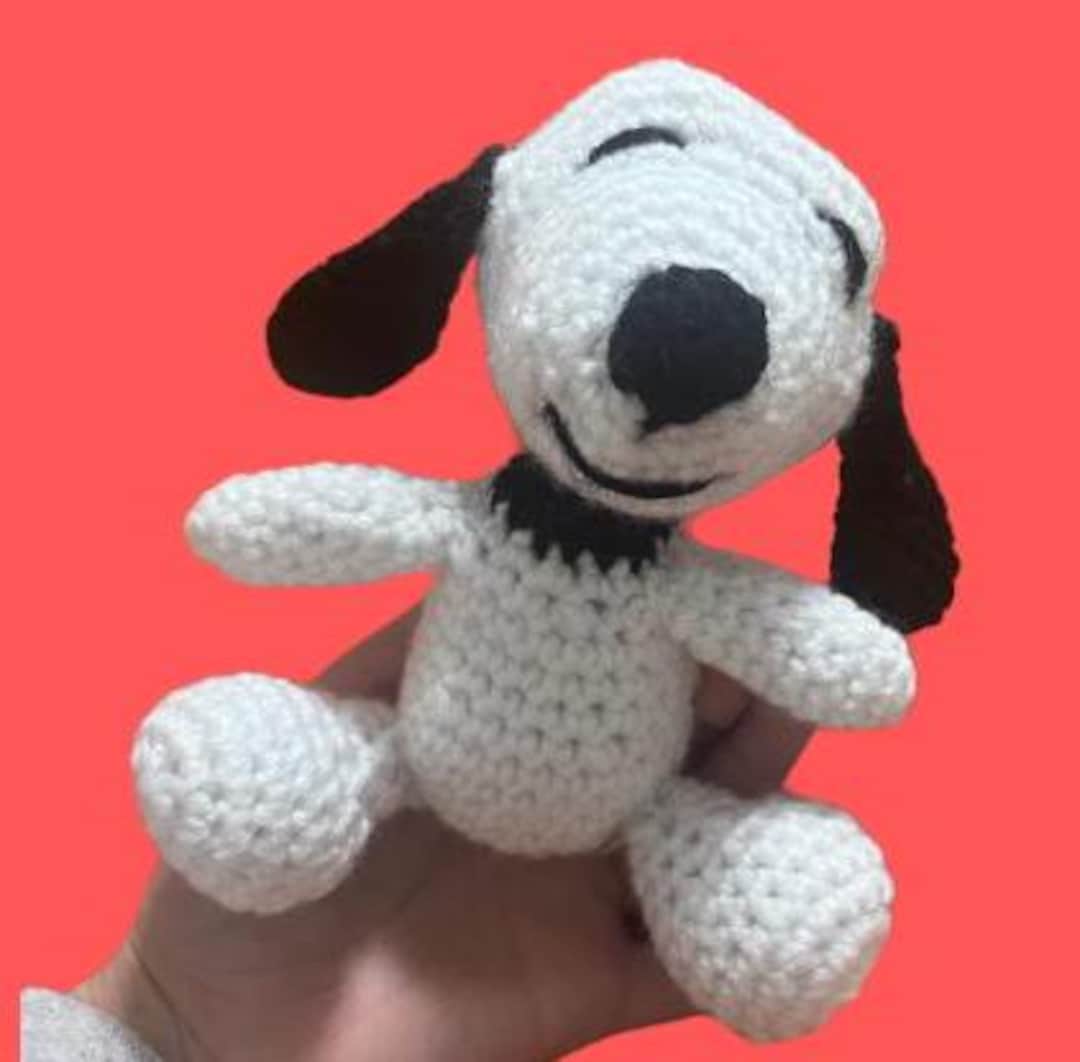 Mini Snoopy Crochet Stuffy Handmade Snoopy Plush, Custom Peanuts ...