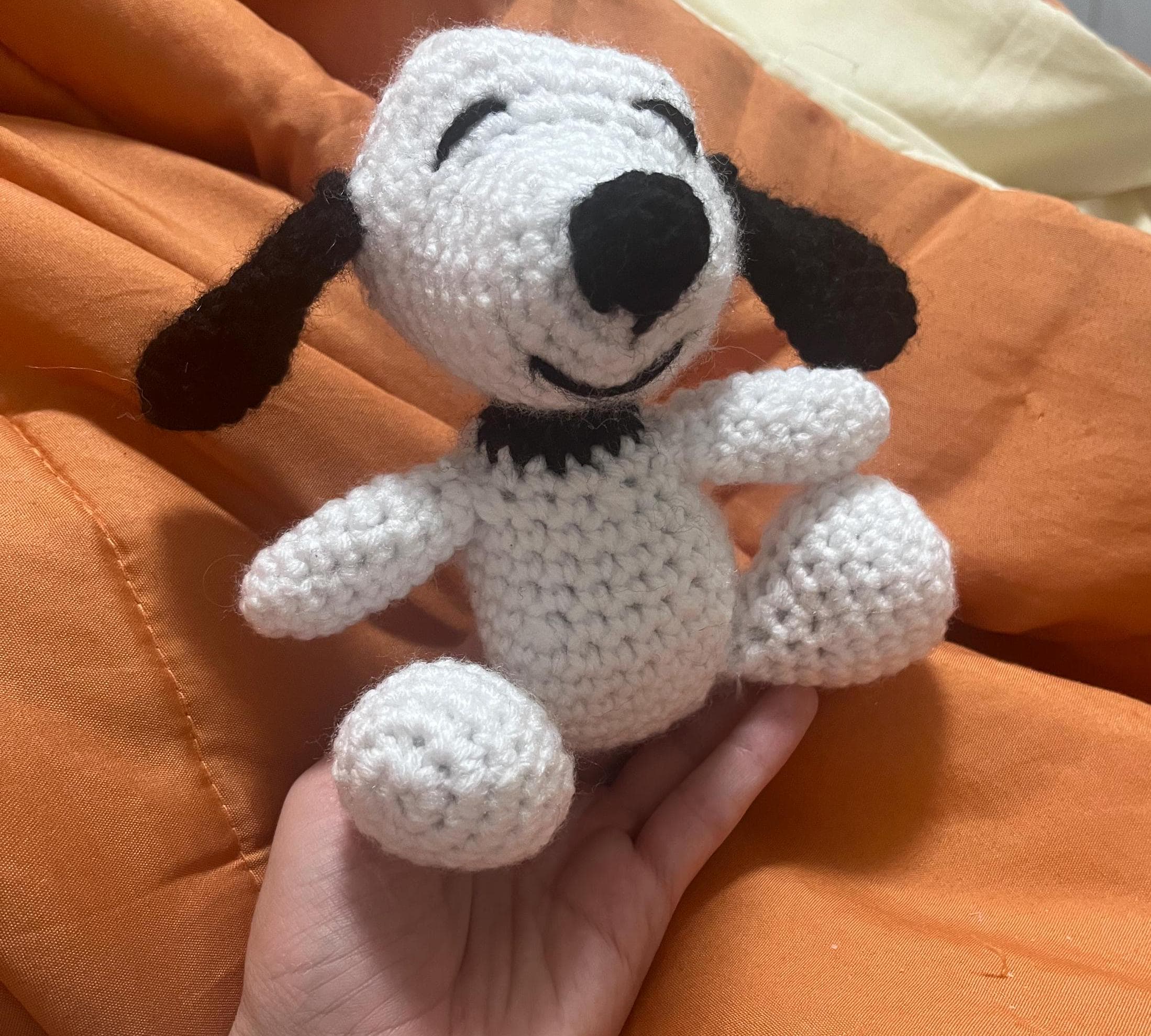 Mini Snoopy Crochet Pattern - DIY Snoopy Plush, Easy Crochet PDF ...