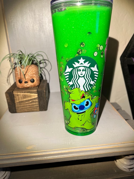 Stitch And Angel Starbucks Tumbler Etsy