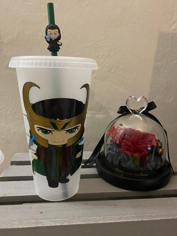 Loki Themed Starbucks cup | Etsy