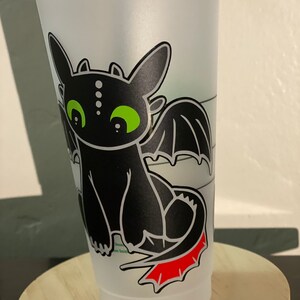 Toothless Starbucks Cup - Etsy