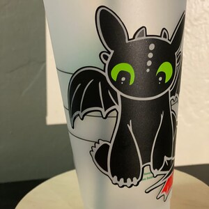 Toothless Starbucks Cup - Etsy