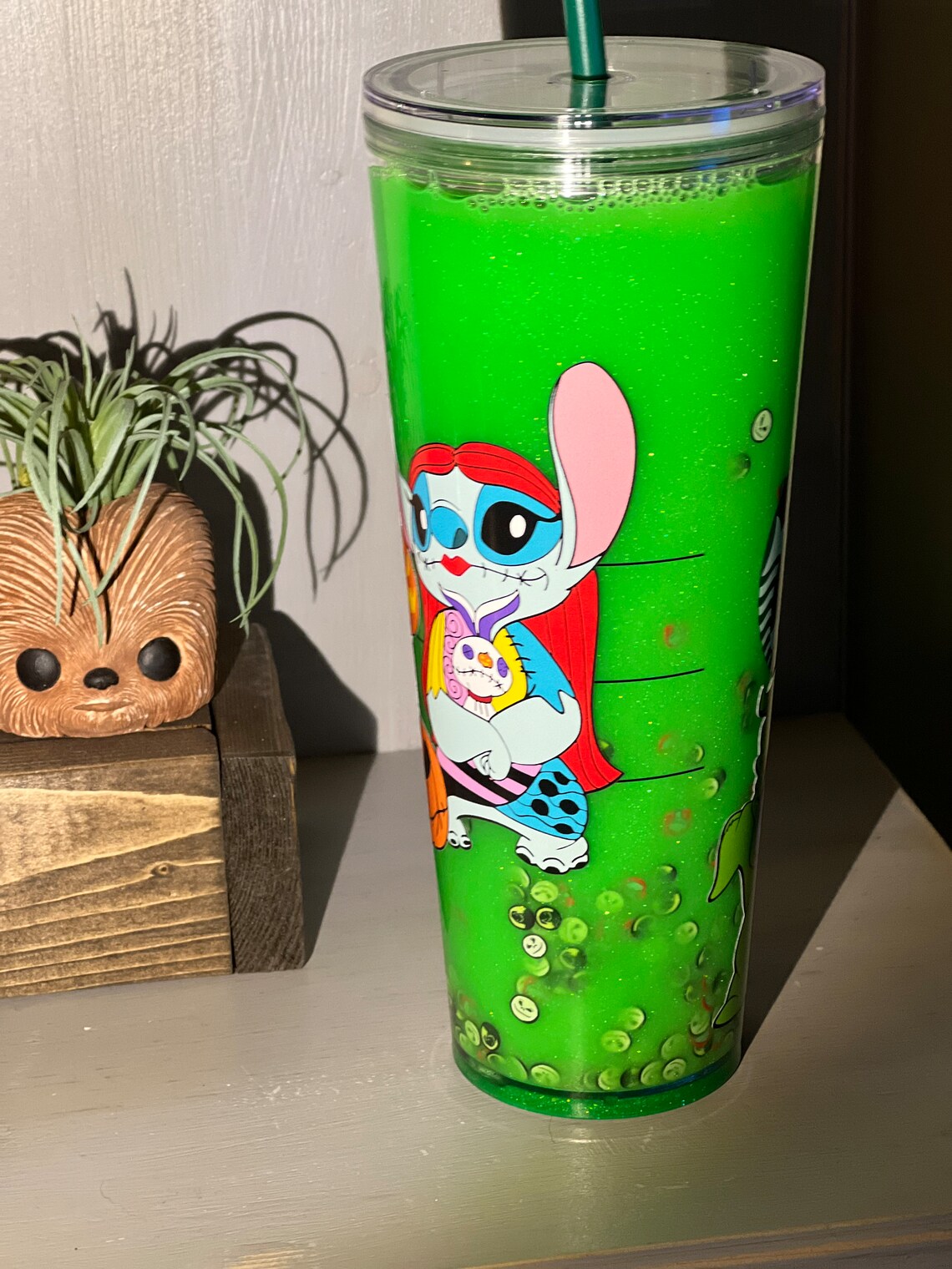 Stitch And Angel Starbucks Tumbler Etsy