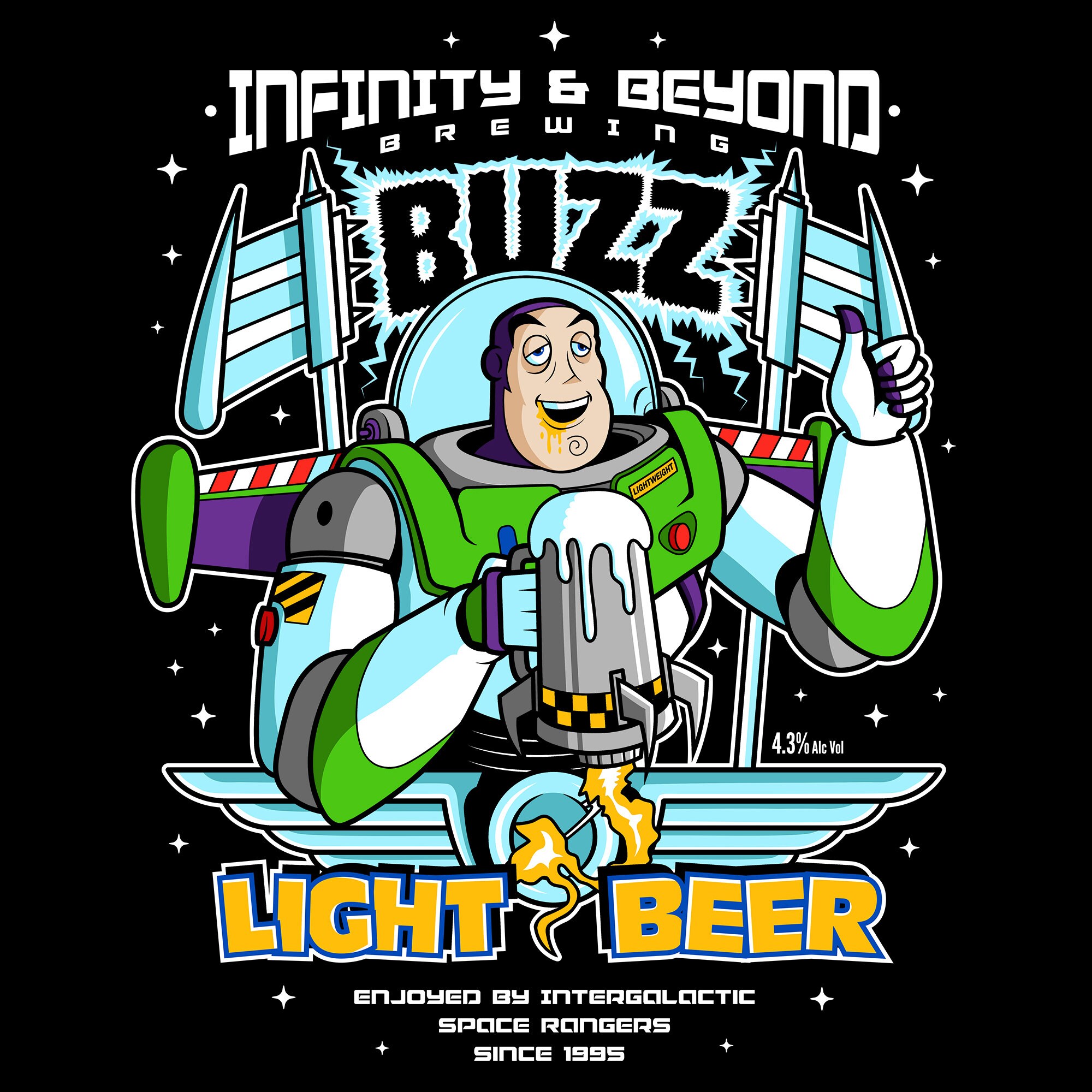 Lightly Buzzed T Shirt / Light Beer / Beer Label / Beer / Retro/ Movies ...