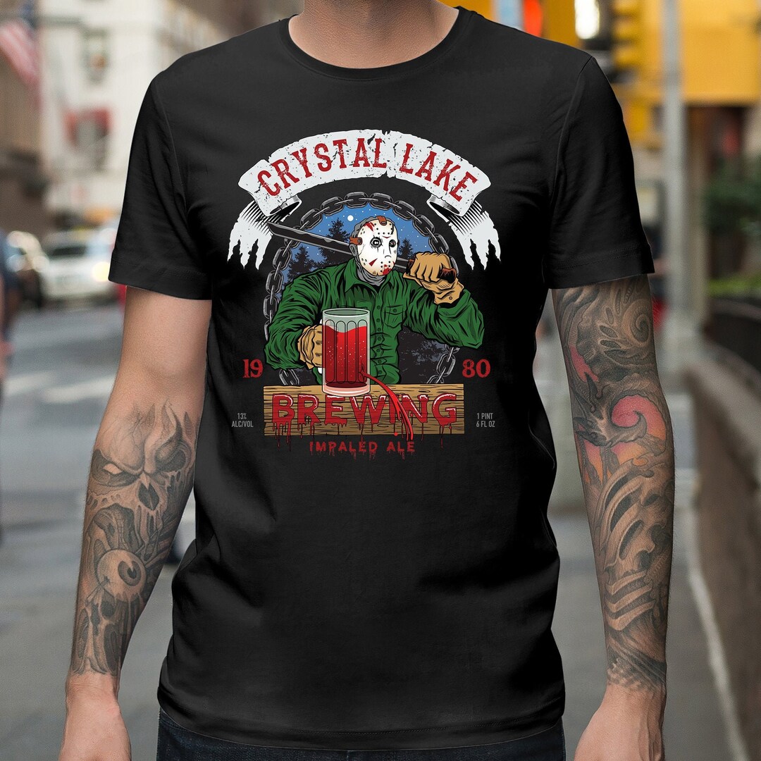 HORROR T Shirt/ Impaled Ale / BEER Label / Beer/ RETRO / Movies / 80s ...