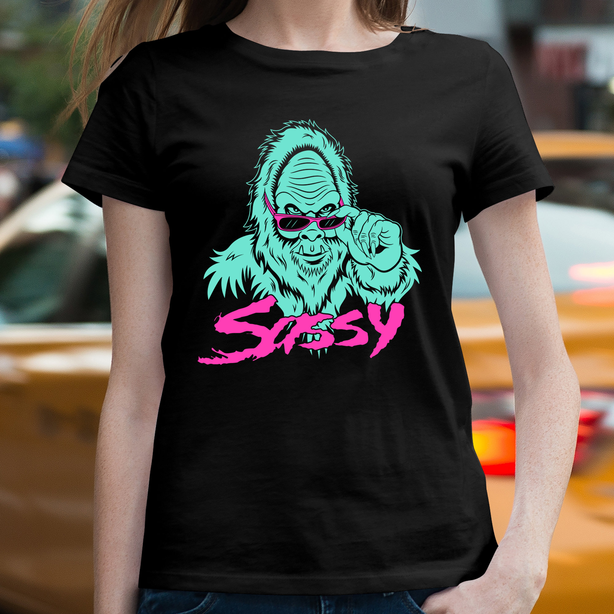 SASQUATCH T SHIRT / SASSY / Bigfoot / Funny / Retro / Mens / Womens ...