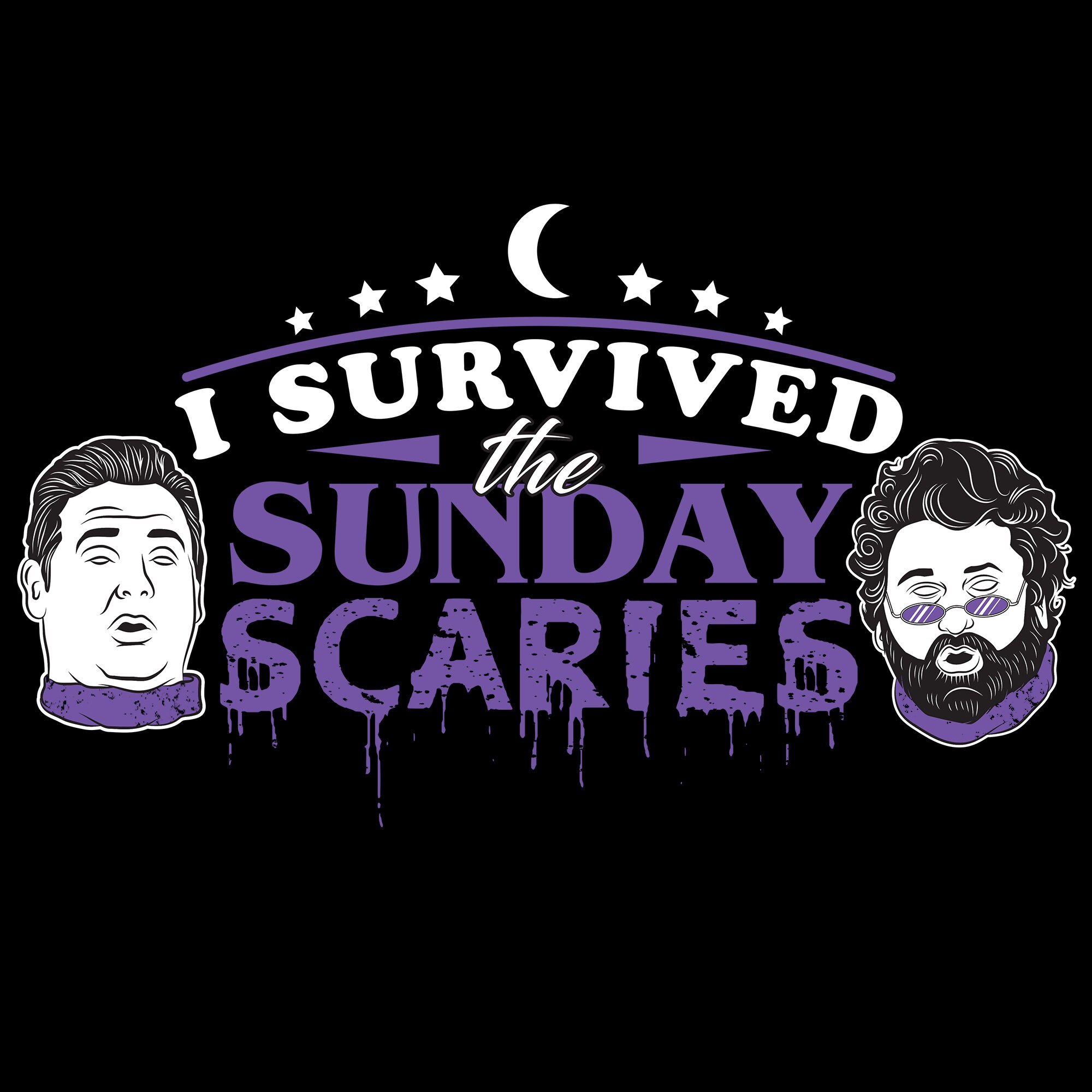 Sunday Scaries T-SHIRT / Tim and Eric/ Purple Brothers / Mens / Funny ...