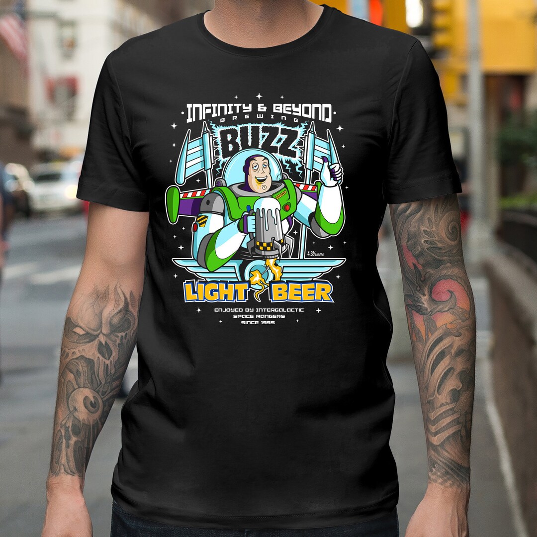 Lightly Buzzed T Shirt / Light Beer / Beer Label / Beer / Retro/ Movies ...