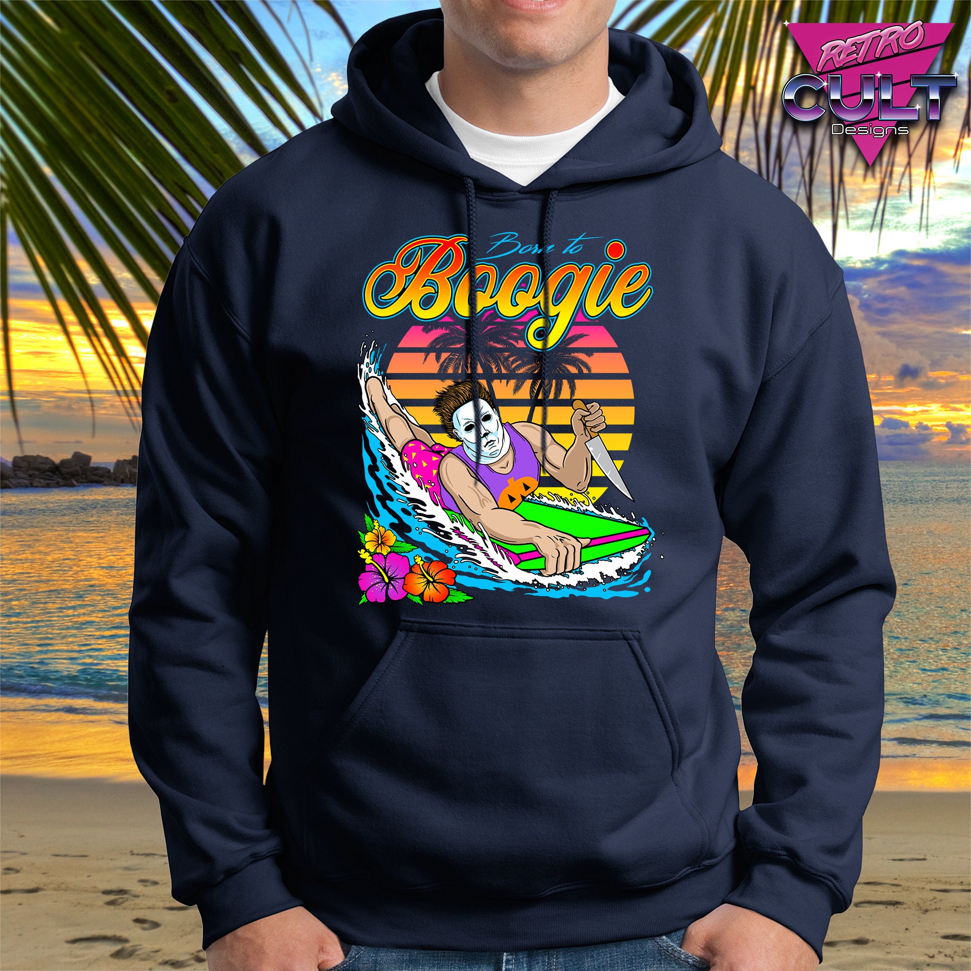 Killer Waves / HORROR / BEACH / RETRO / 80s / Mens / Womens/ - Etsy