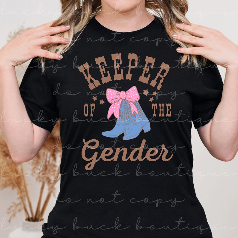 Keeper of the Gender PNG | Gender Reveal Keeper of the Gender Instant ...