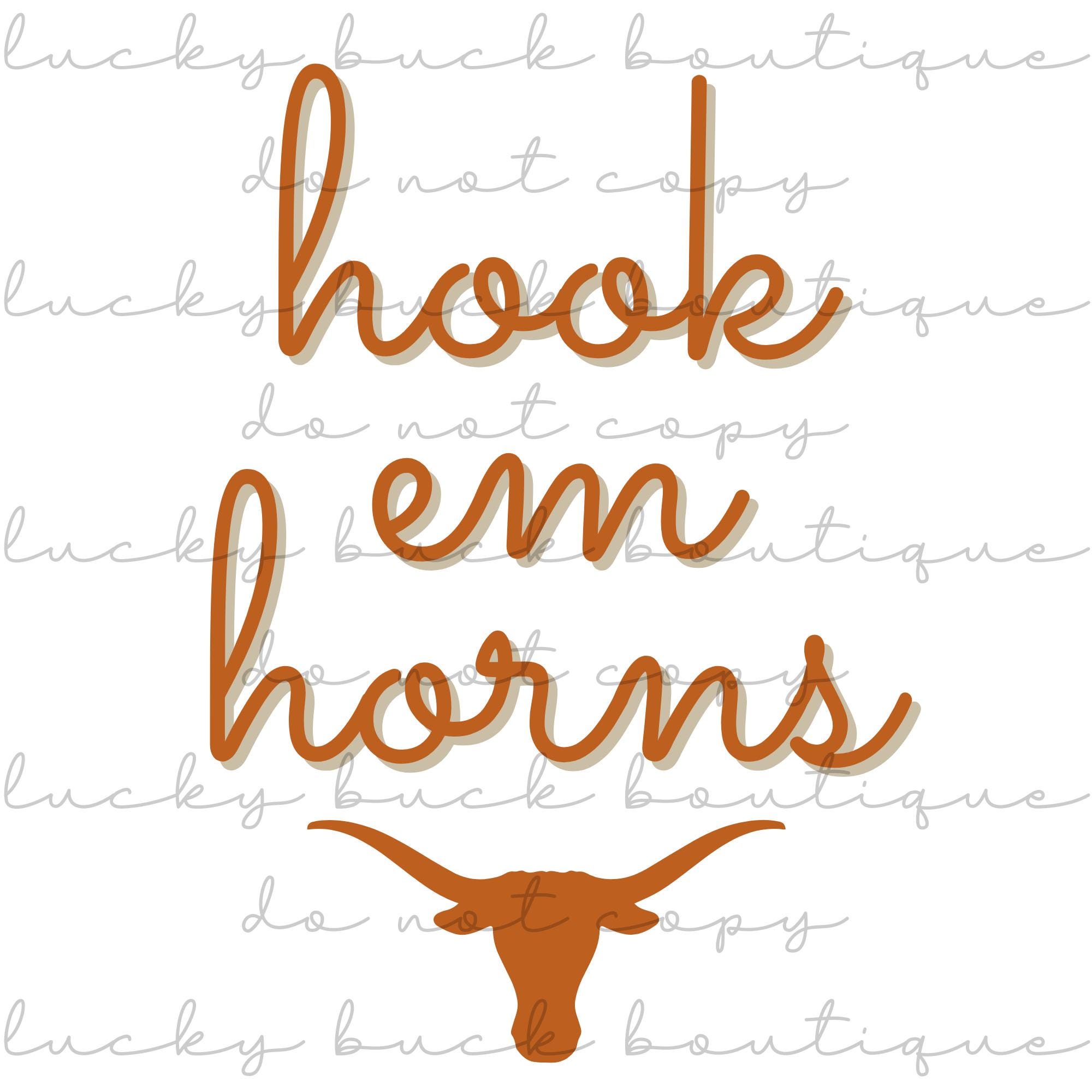 Hook Em Horns PNG L University of Texas Longhorns PNG L Instant Download - Etsy
