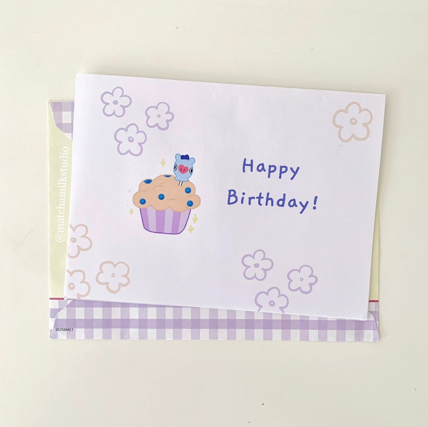 BT21 Mang Printable Birthday Card Greeting Card, KPOP, Hobicore BTS ...