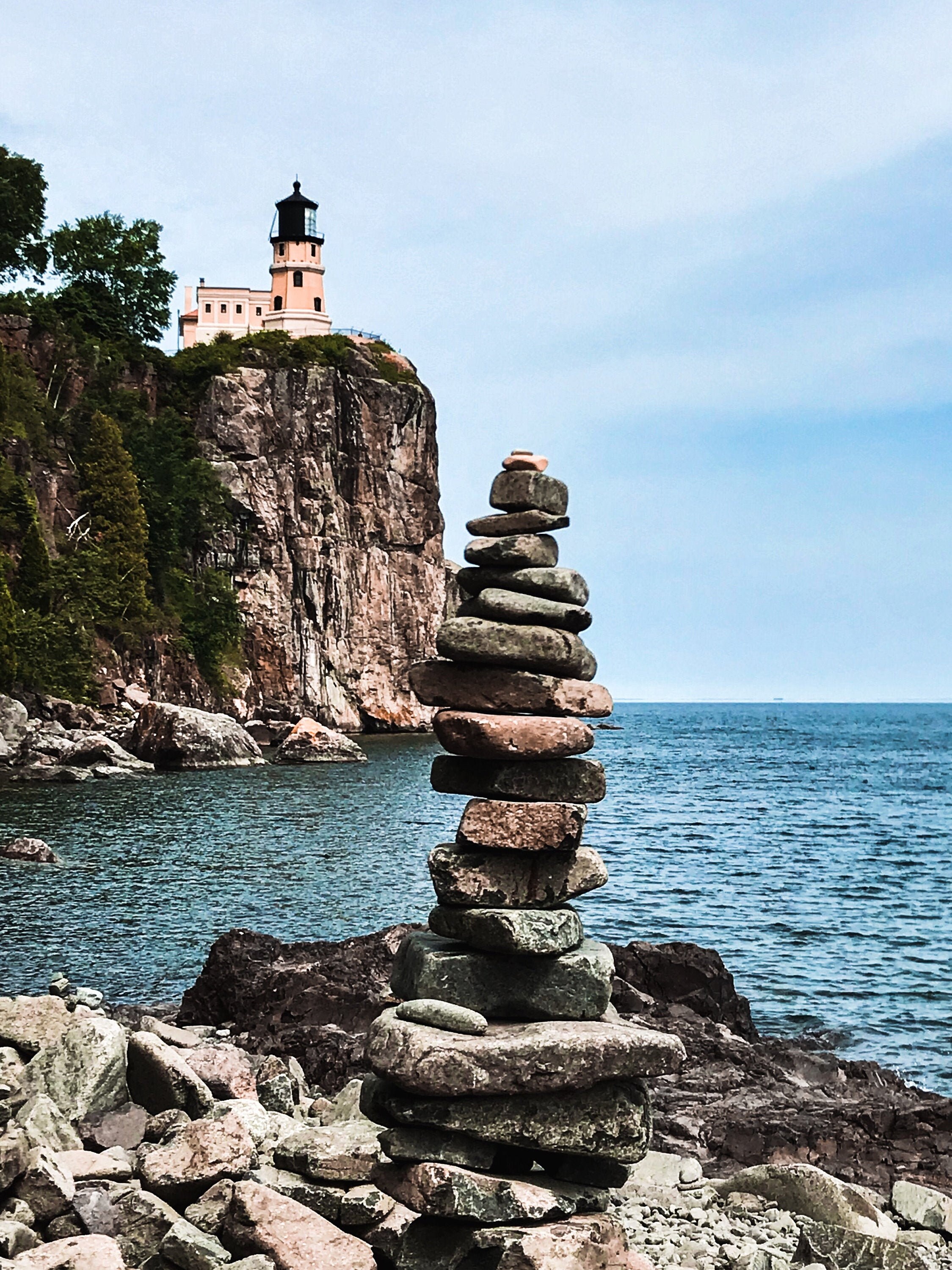 Split Rock Lighthouse Balancing Rocks Lighthouse Lake - Etsy