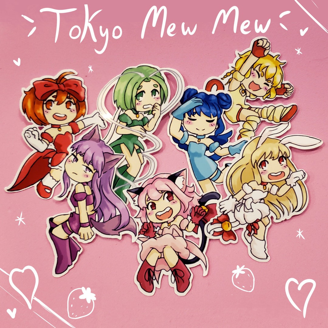 Tokyo Mew Mew Stickers - Etsy