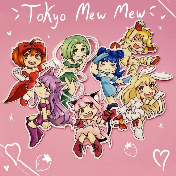 Tokyo Mew Mew Stickers - Etsy