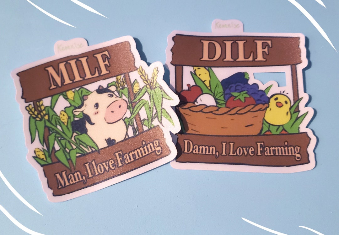 I Love Farming Stickers 3in - Etsy