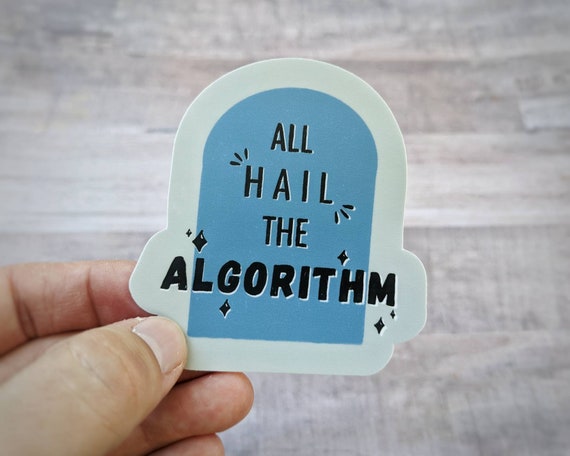 All Hail the Algorithm Sticker Algorithm Joke Gift for - Etsy
