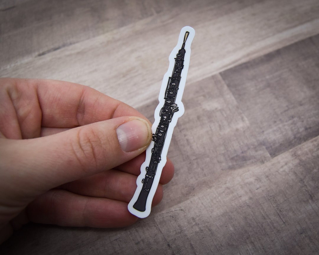 Oboe Sticker Oboist Double Reed Instrument Sticker Gift - Etsy