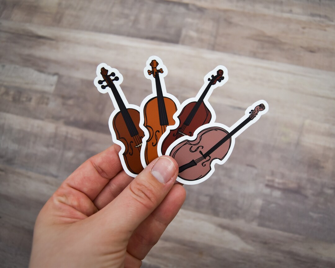 Orchestra Sticker Pack, String Instrument Stickers, Instrument Stickers ...