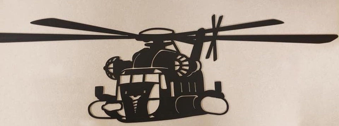 Screw Crew Helicopter 10" X 36" - Etsy