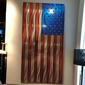 Metal Flag, American Flag, Metal American Flag, American Flag Metal ...