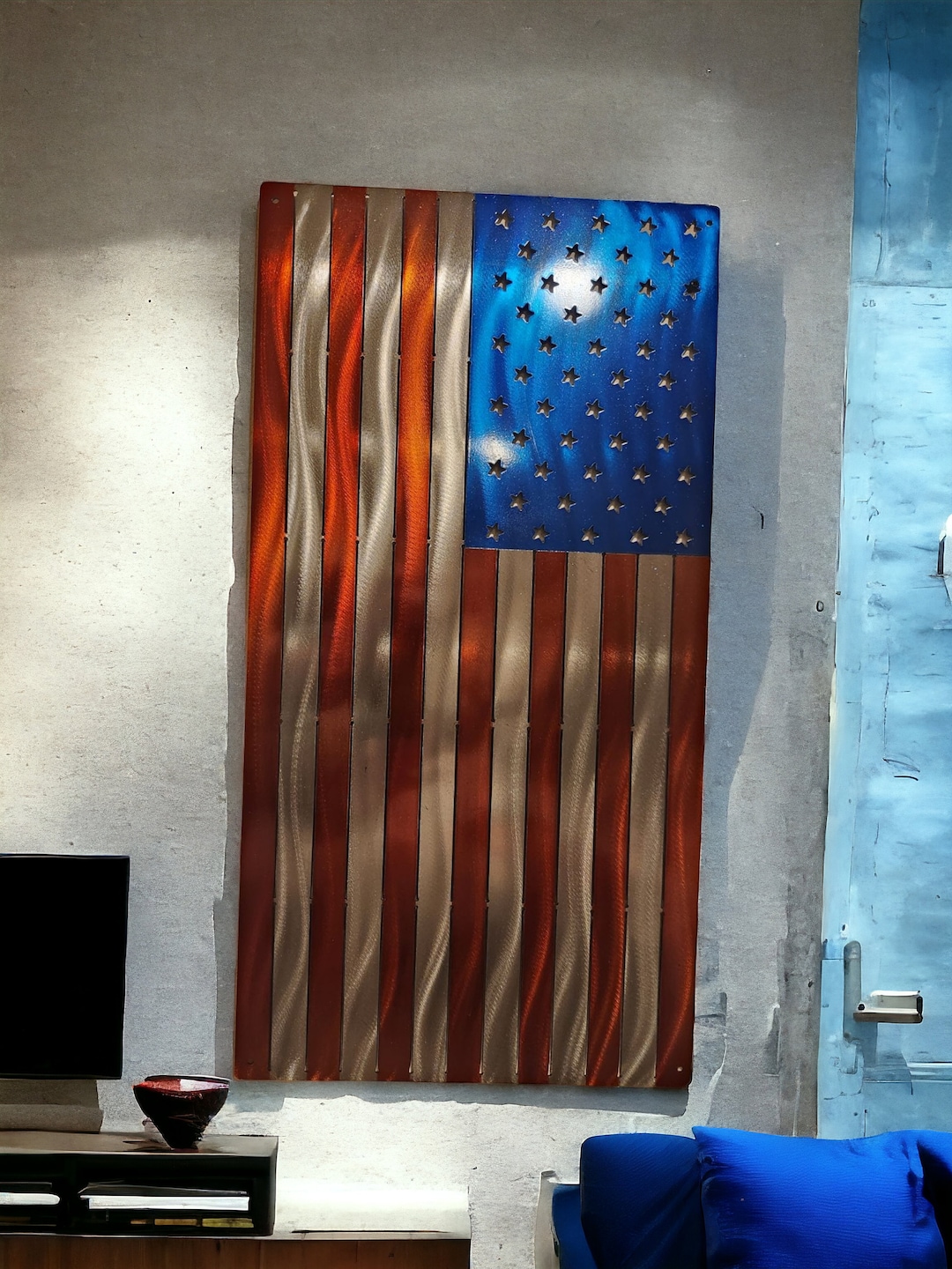 Metal Flag, American Flag, Metal American Flag, American Flag Metal ...