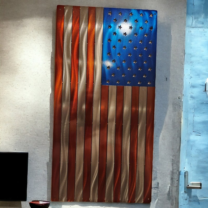 Metal American Flag - Etsy
