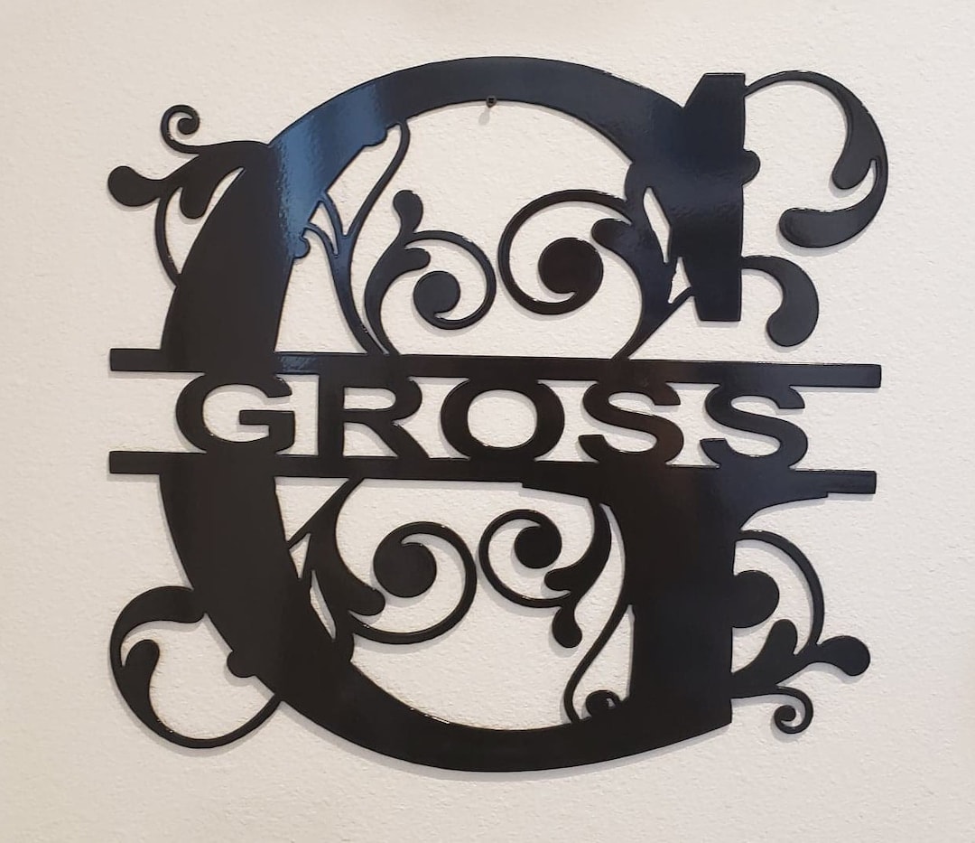 Custom Personalized Family Name Metal Sign, Metal Established Family ...