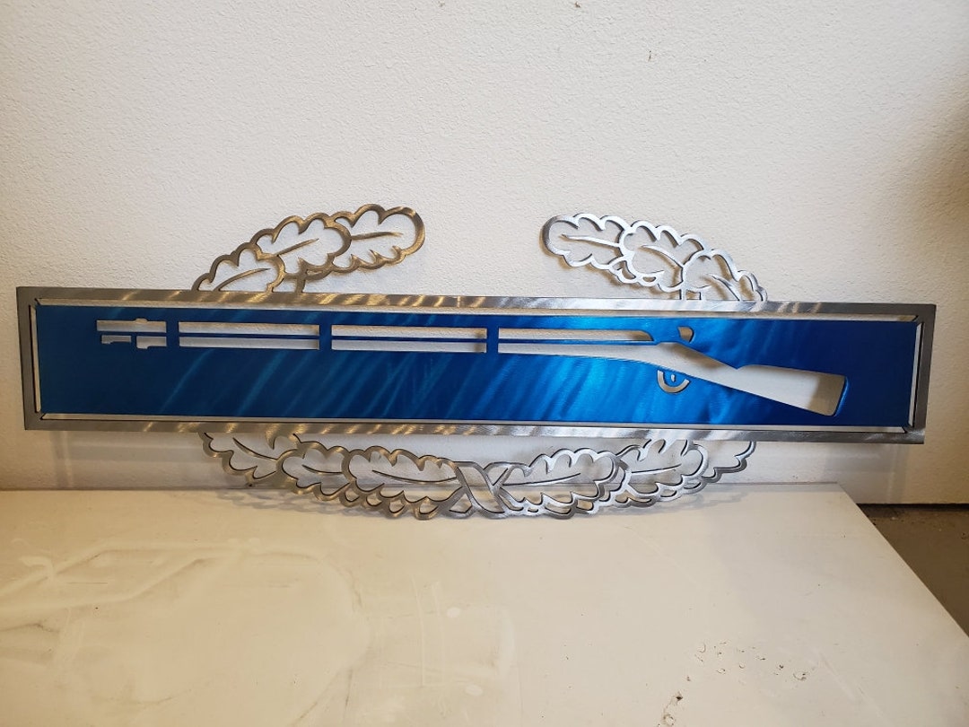 Metal Combat Infantry Badge Wall Décor, Infantry Badge, Infantry Badge ...