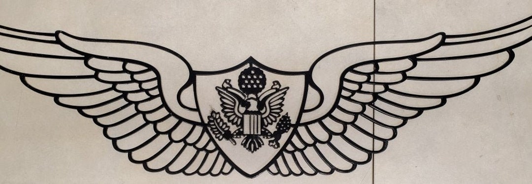 Army Aircrew Wings Steel Metal Sign; US Army Aircrew Wings; Aircrew ...