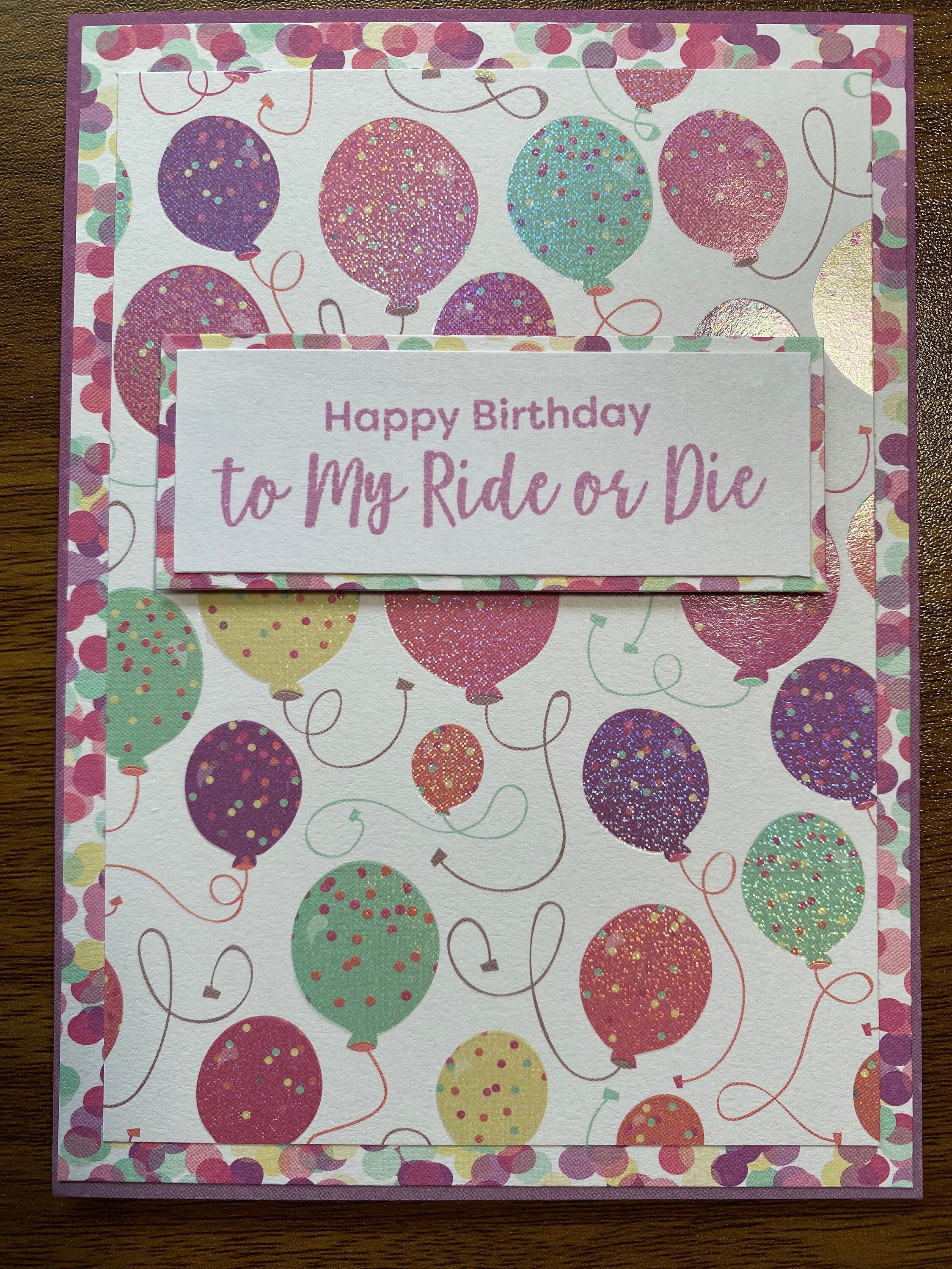 Happy Birthday Ride or Die - Etsy