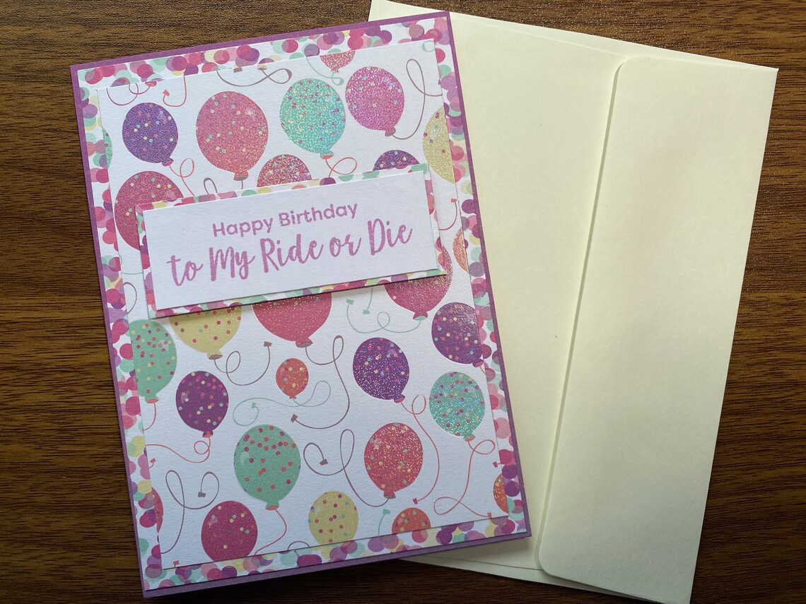 Happy Birthday Ride or Die - Etsy